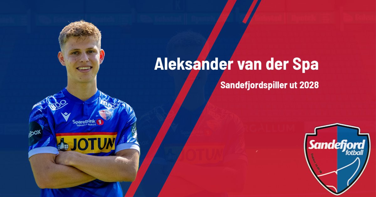 Aleksander van der Spa blir SF-spiller ut 2028 / Sandefjord