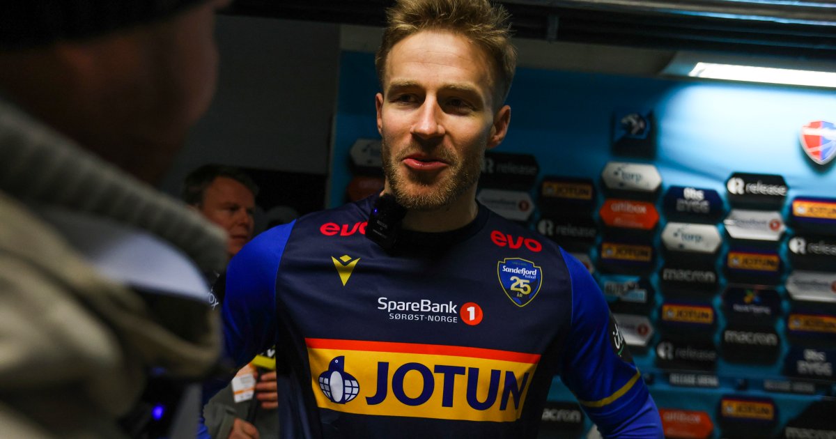 Bare sekunder fra årets første seier... / Sandefjord