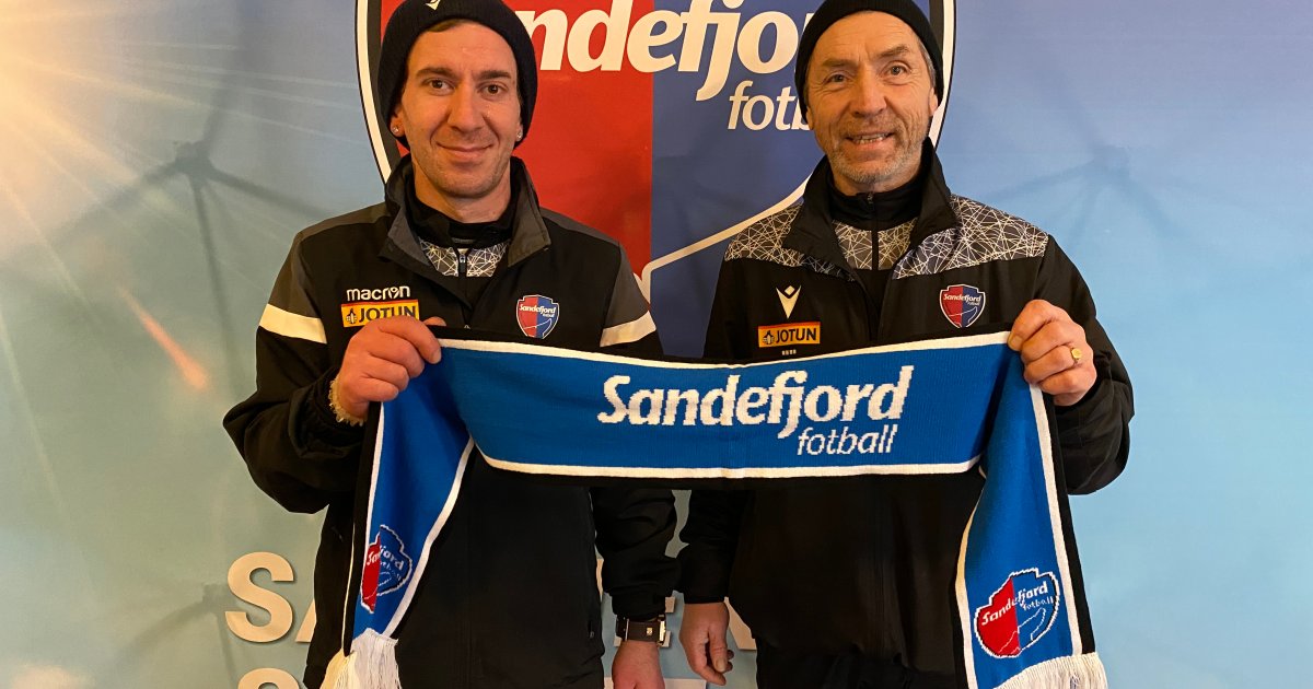 Marco og Jørn overtar ansvaret for utstyret / Sandefjord